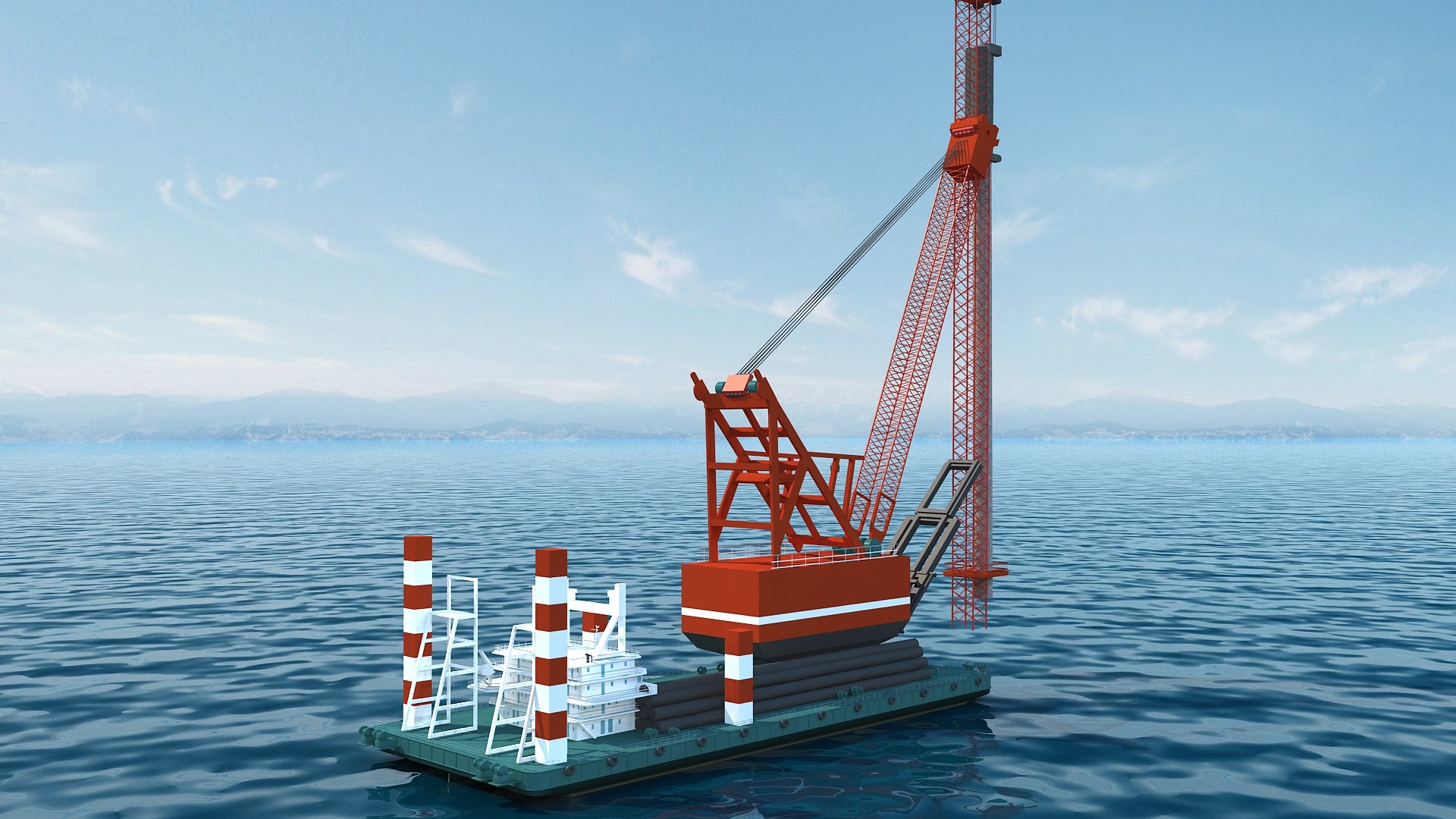Pile Driver 3D Model - TurboSquid 2128805