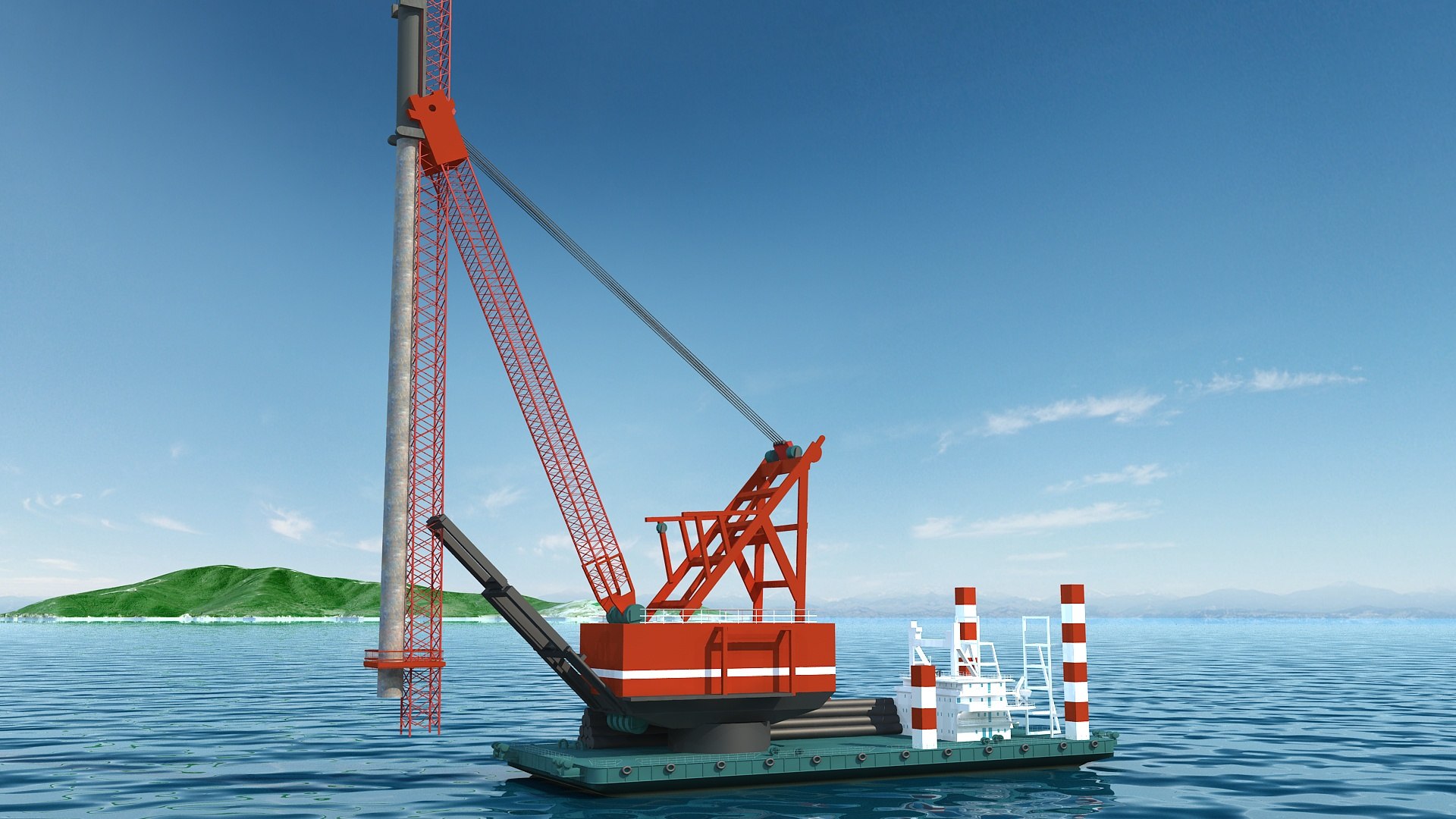 Pile Driver 3D Model - TurboSquid 2128805