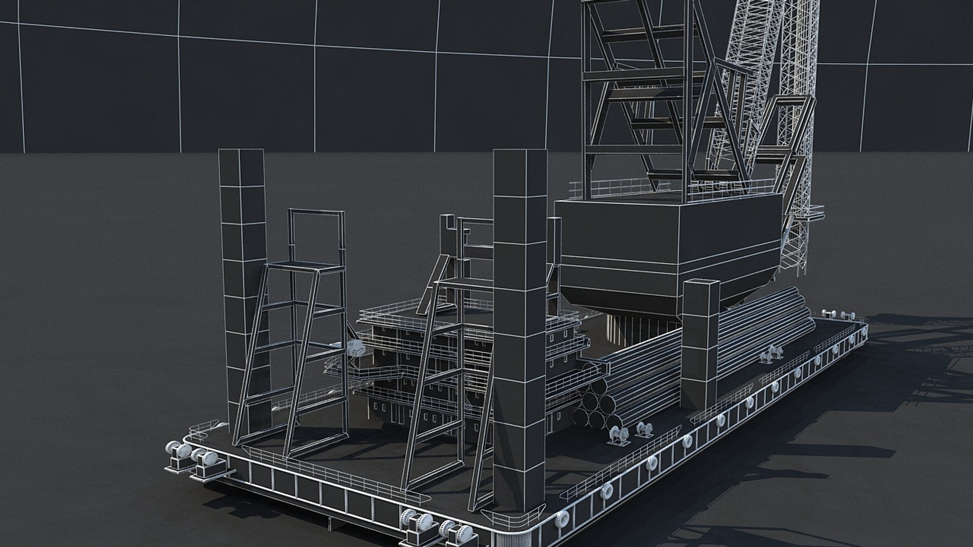 Pile Driver 3D Model - TurboSquid 2128805