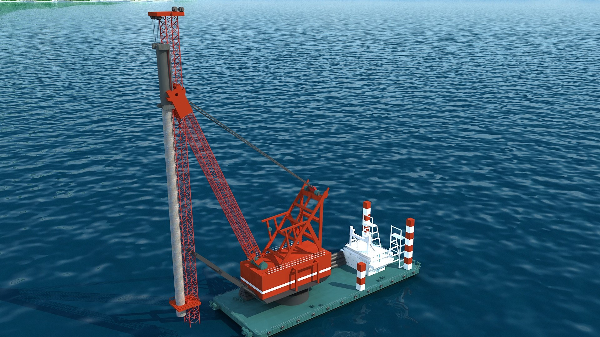 Pile Driver 3D Model - TurboSquid 2128805
