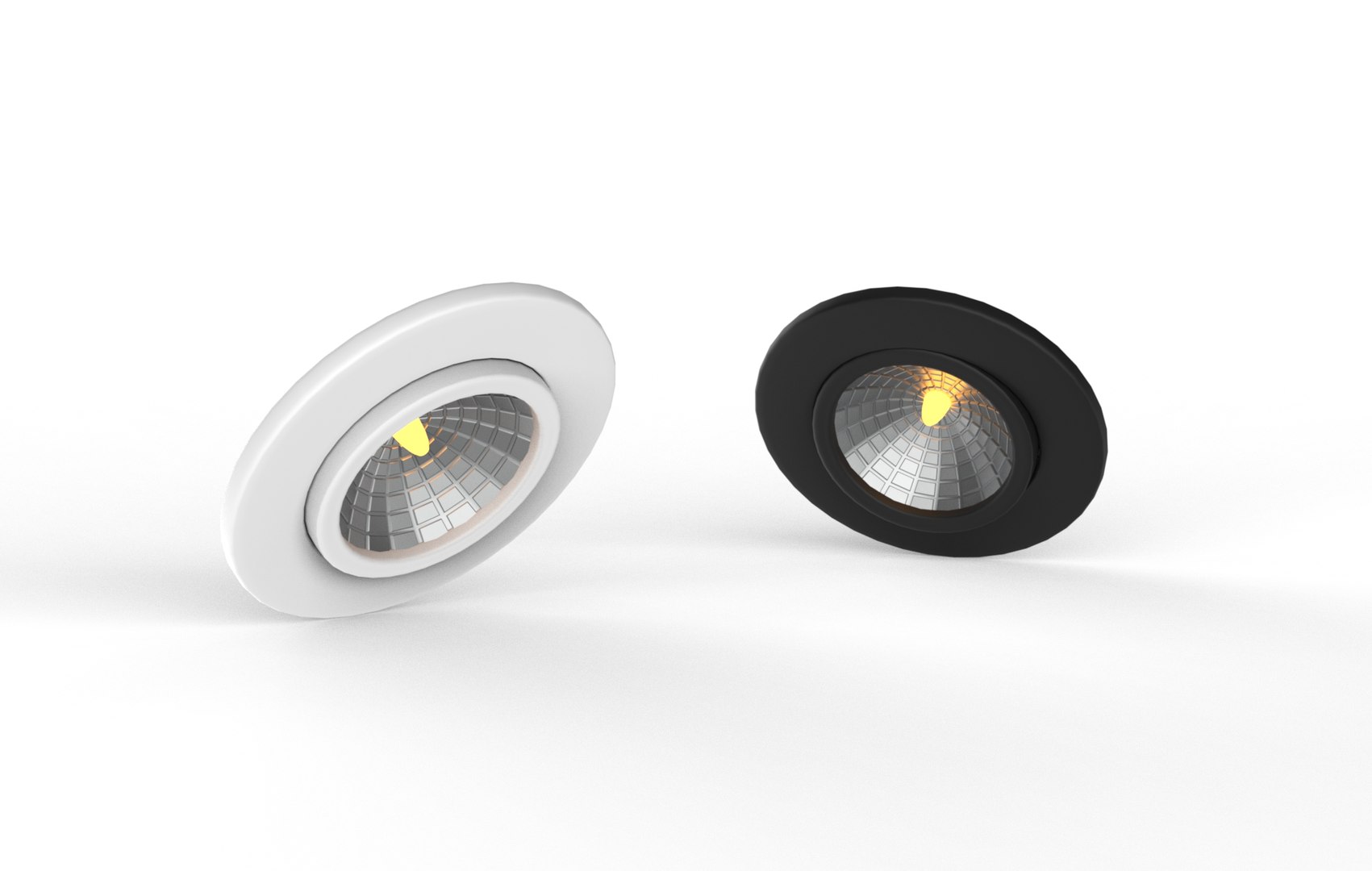 3D LED Downlight 3D Model Model - TurboSquid 2343936