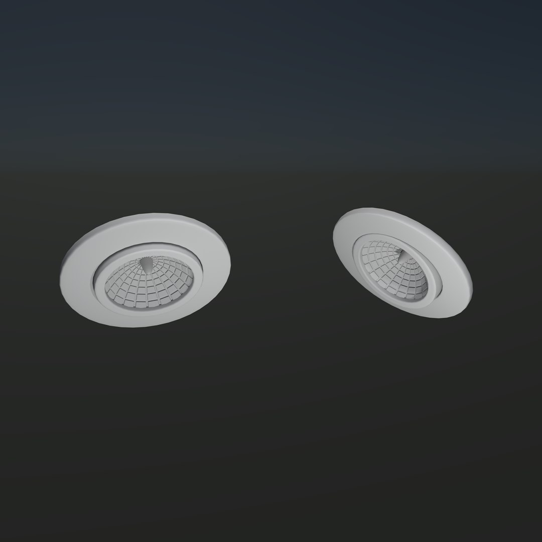 3D LED Downlight 3D Model Model - TurboSquid 2343936