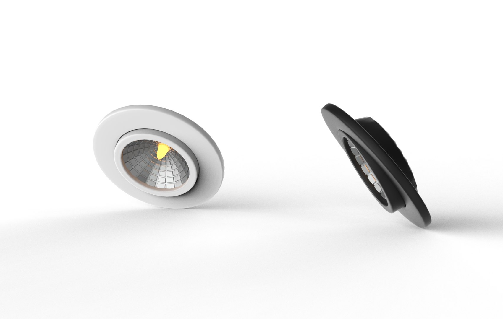 3D LED Downlight 3D Model Model - TurboSquid 2343936