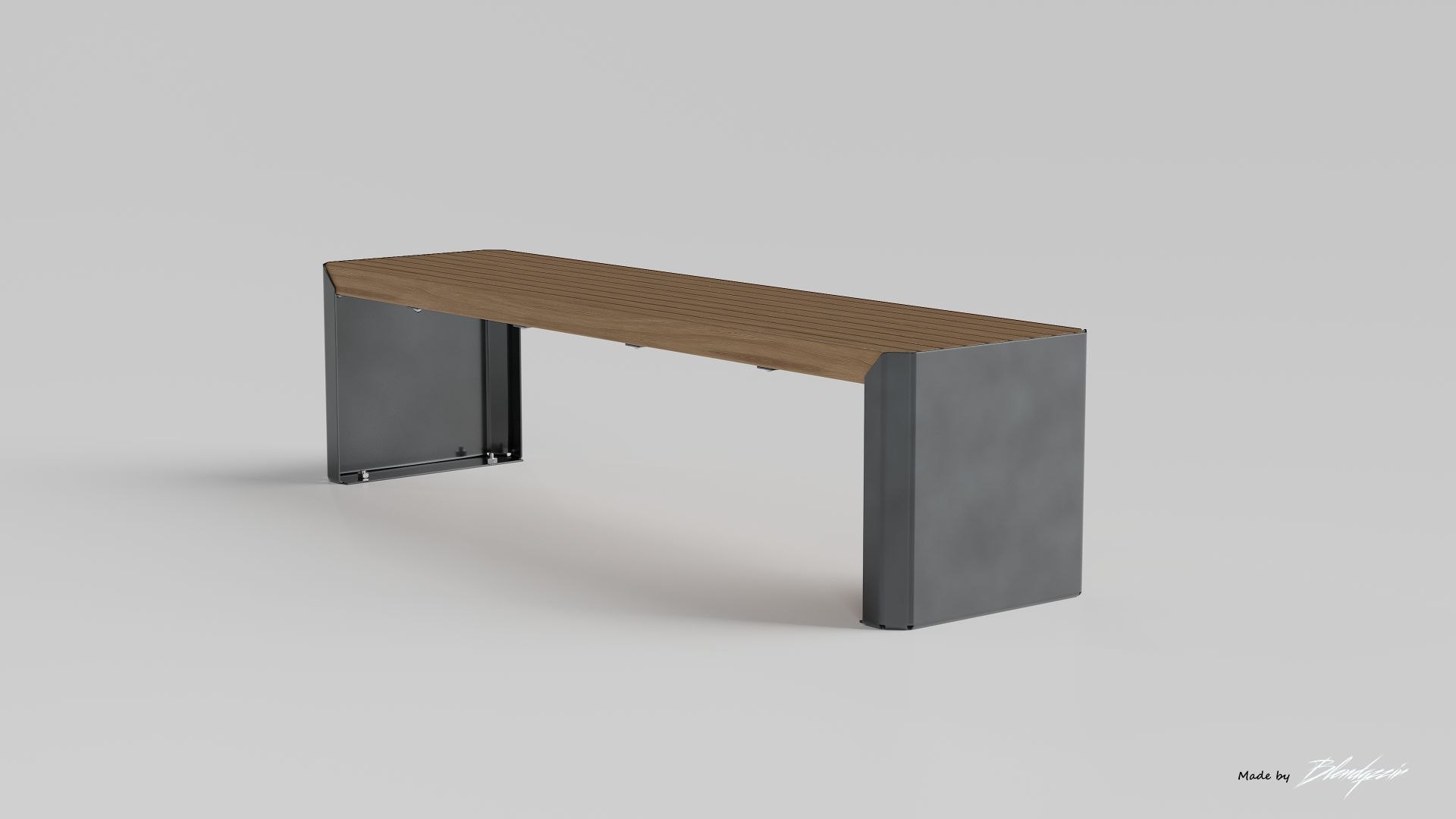 ZANO MODERN BENCH 3D Model - TurboSquid 2222396