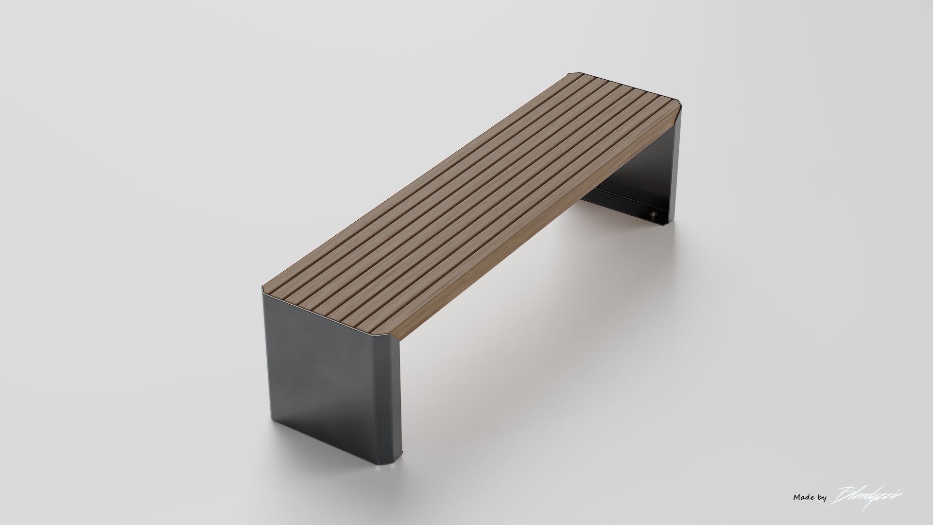 ZANO MODERN BENCH 3D Model - TurboSquid 2222396
