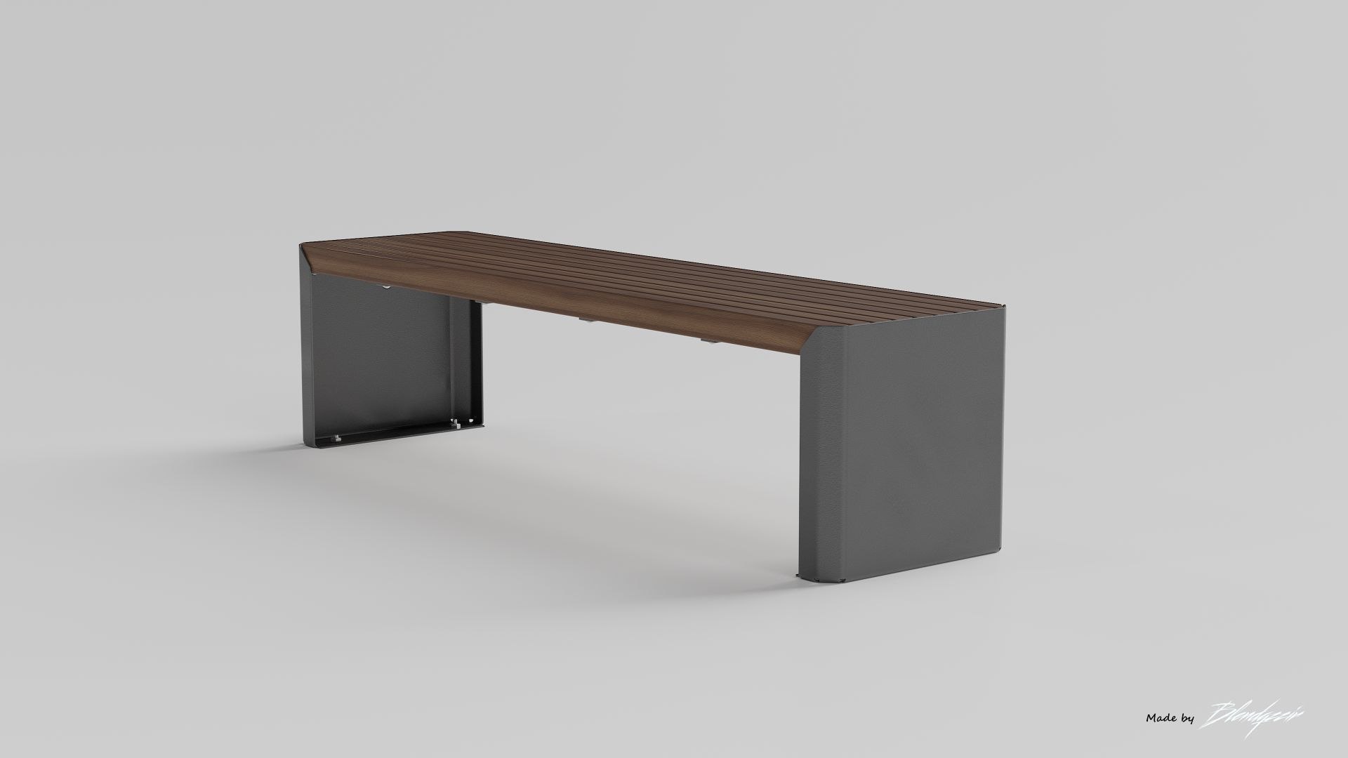 ZANO MODERN BENCH 3D Model - TurboSquid 2222396