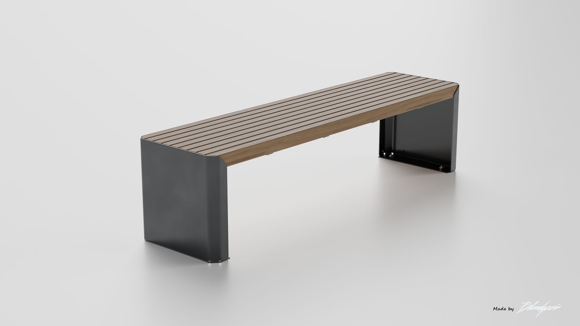ZANO MODERN BENCH 3D Model - TurboSquid 2222396