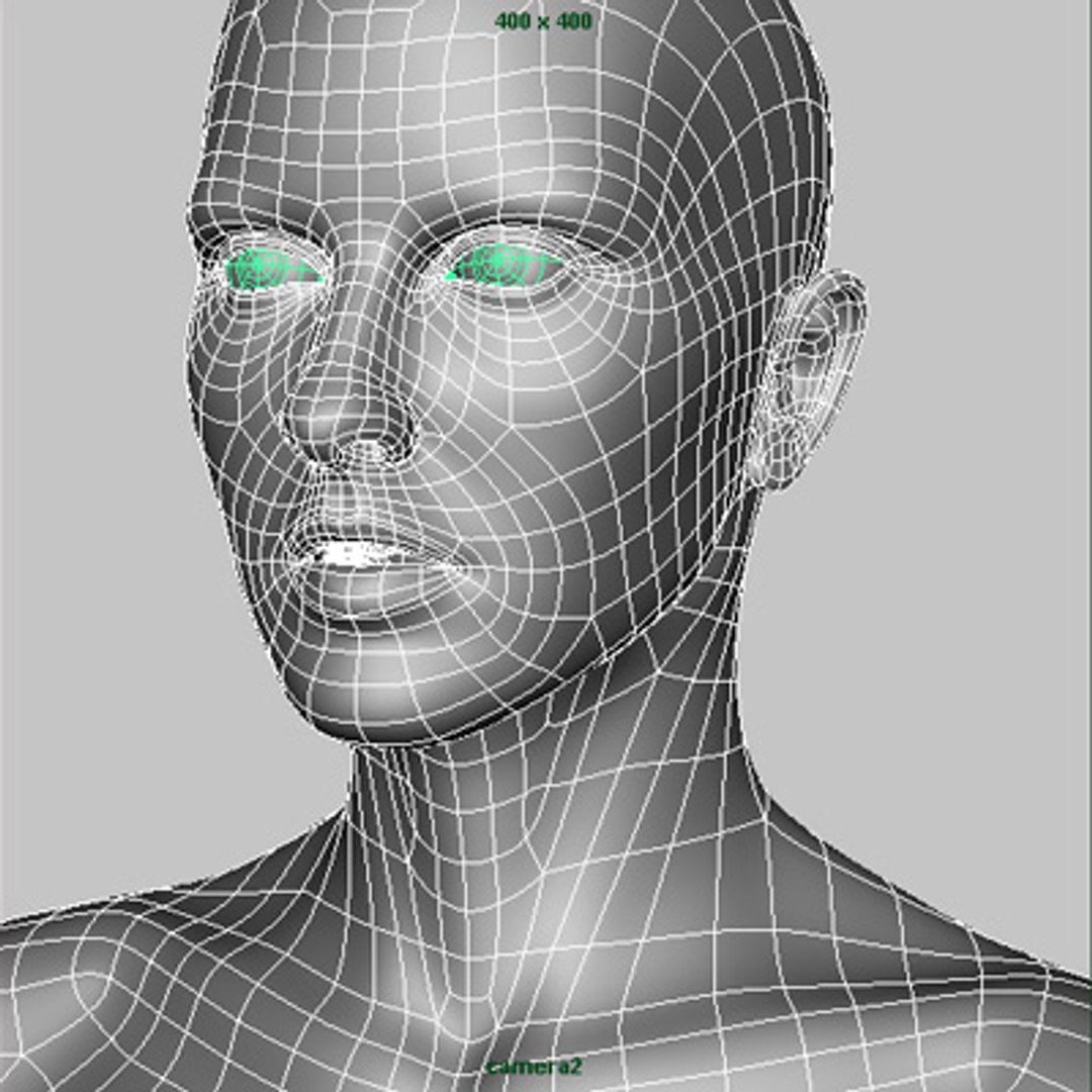 3d human female woman