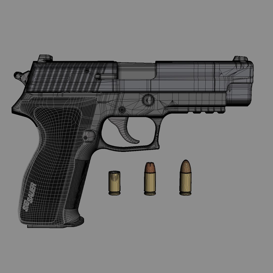 3d Sig Sauer P226 Pistols Model