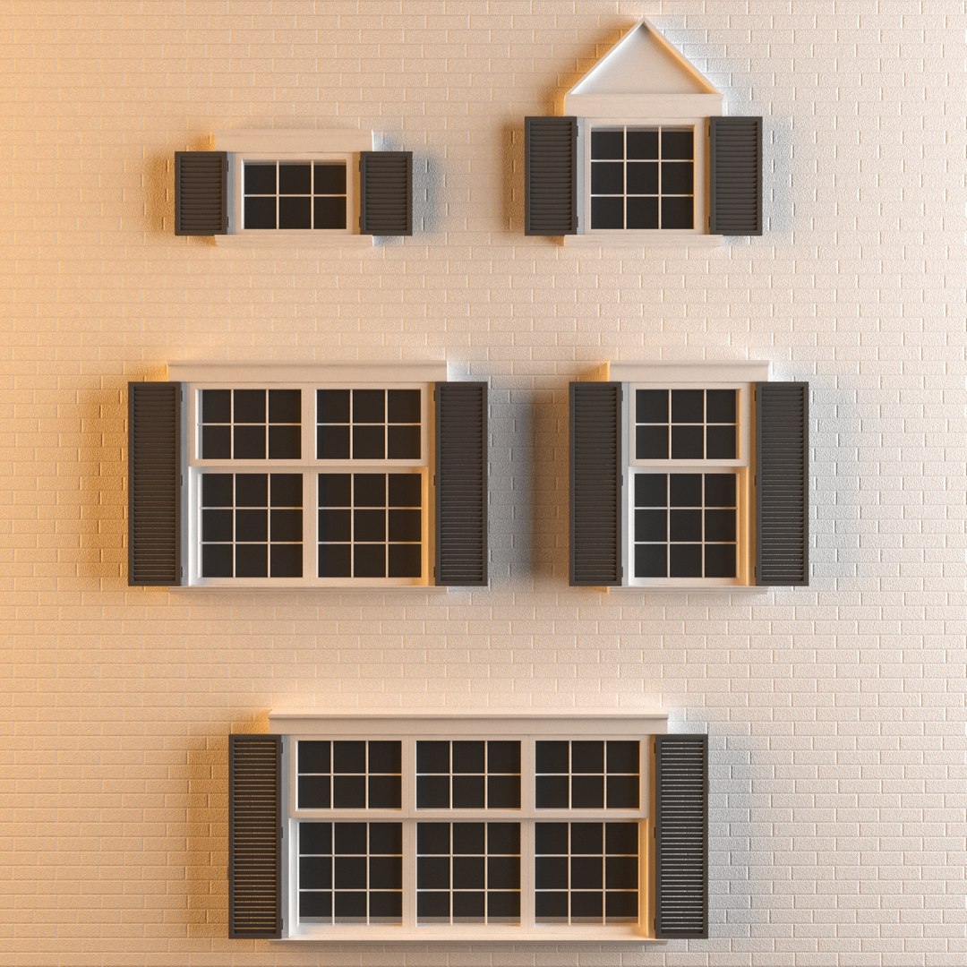 3D 5 Different Types Architectural Model | 1148464 | TurboSquid