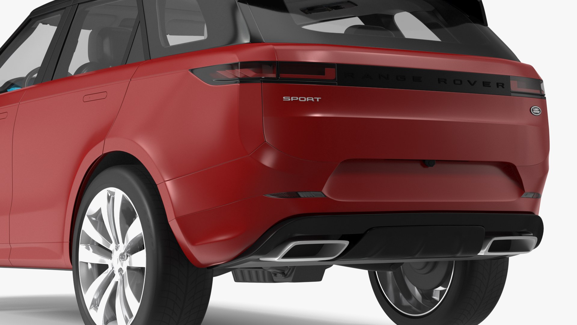 Range Rover Sport 2023 Red 3D model - TurboSquid 2113774