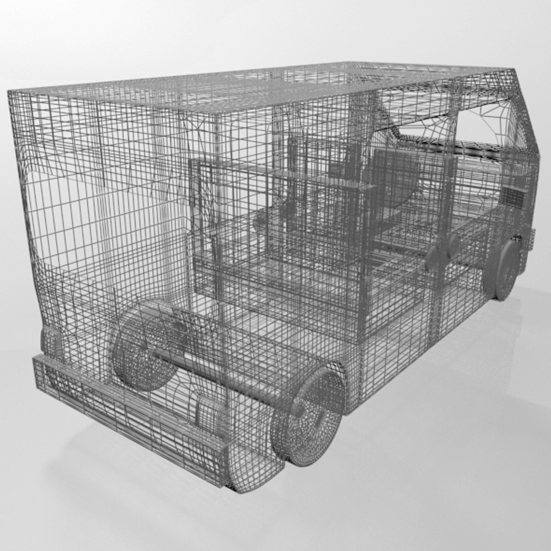 Van 01 3D Model - TurboSquid 1826686