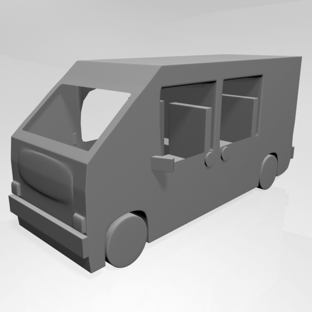 Van 01 3D Model - TurboSquid 1826686