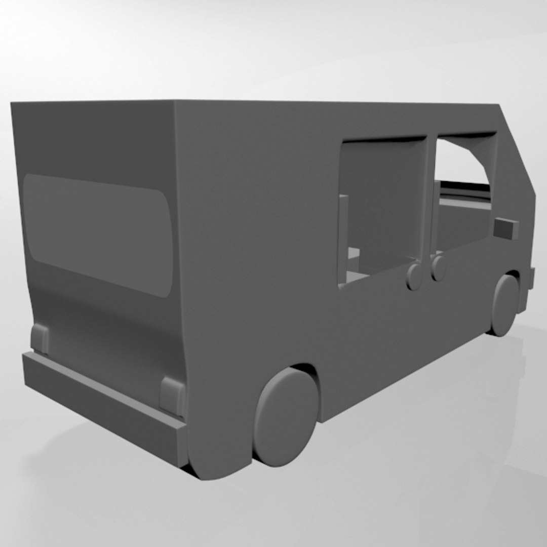 Van 01 3D Model - TurboSquid 1826686