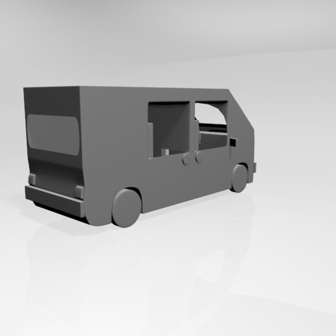Van 01 3D Model - TurboSquid 1826686