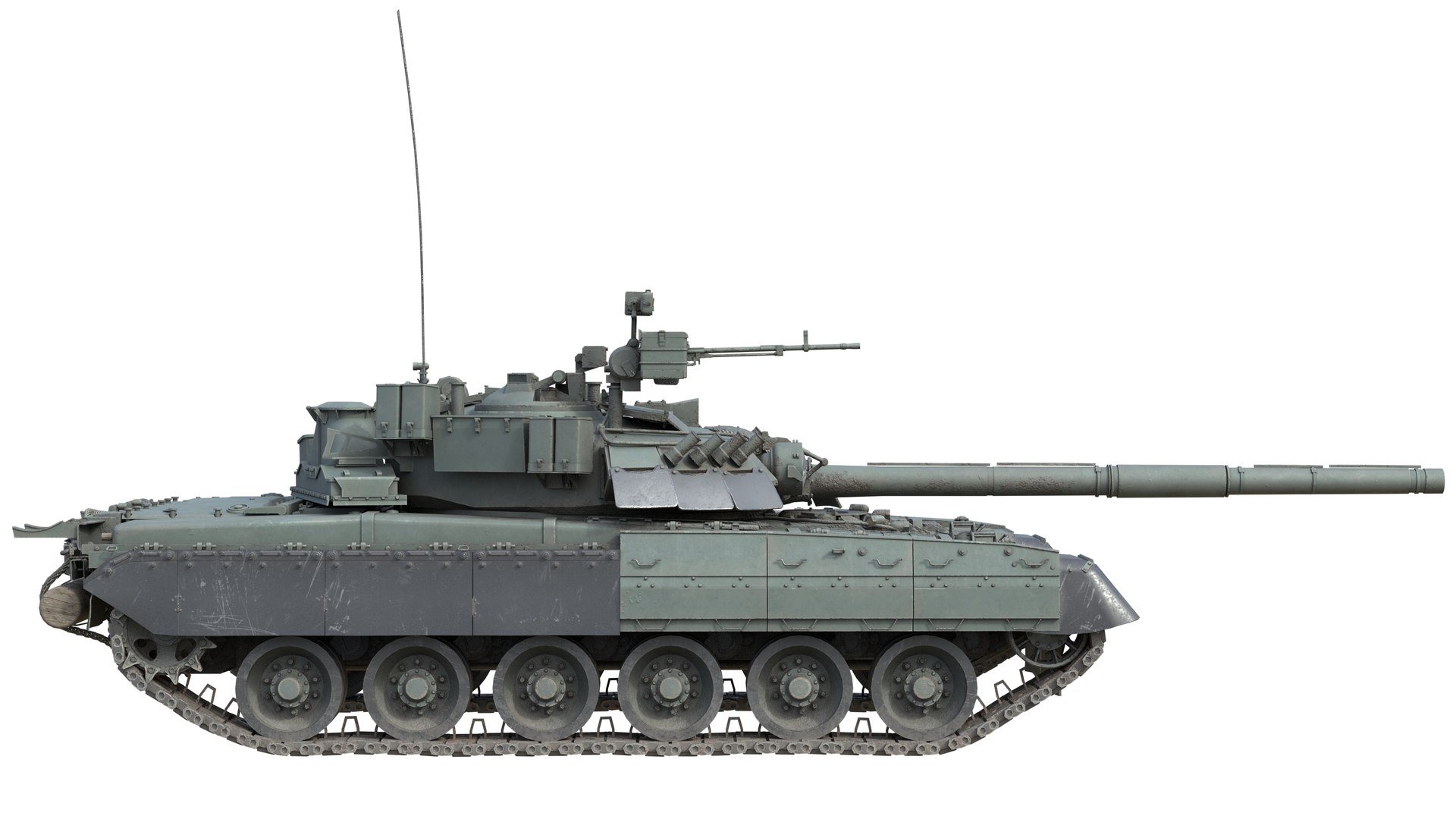 3D Model T 80U Main Battle Tank - TurboSquid 2292812