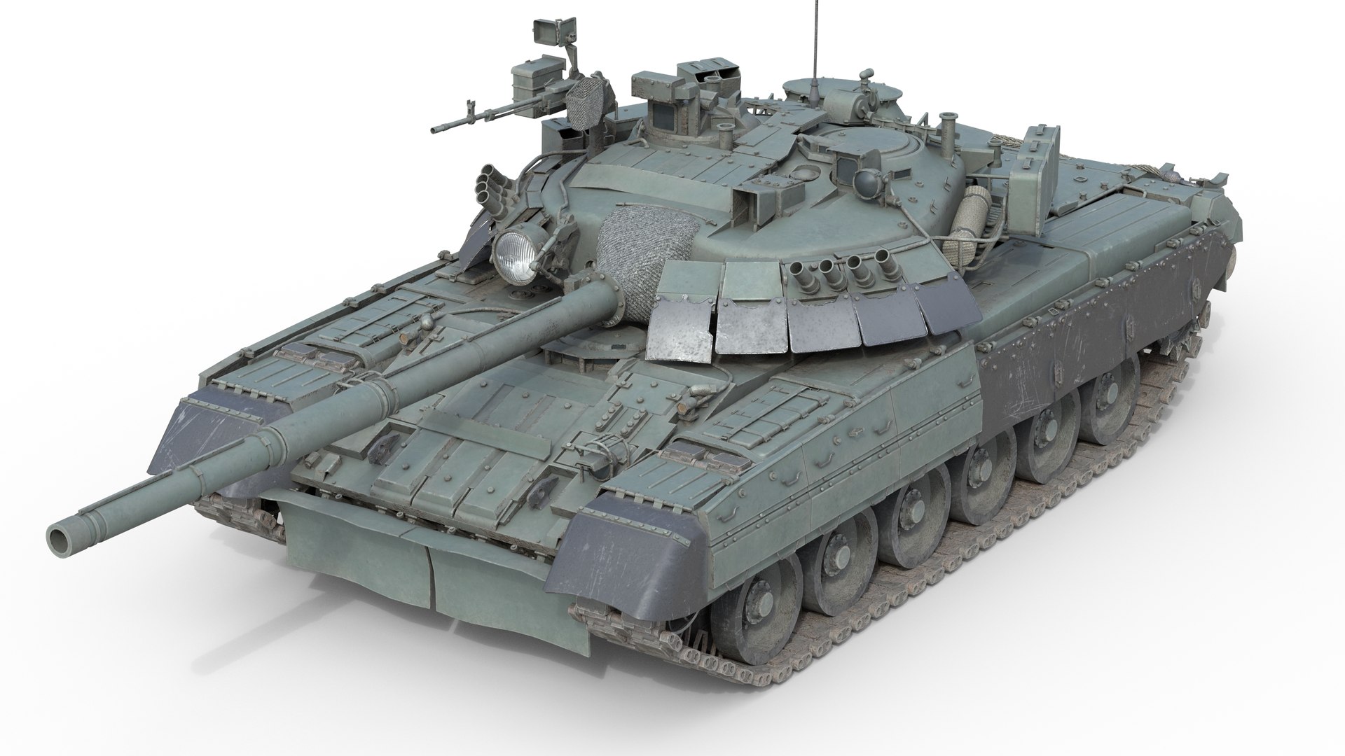 3D Model T 80U Main Battle Tank - TurboSquid 2292812