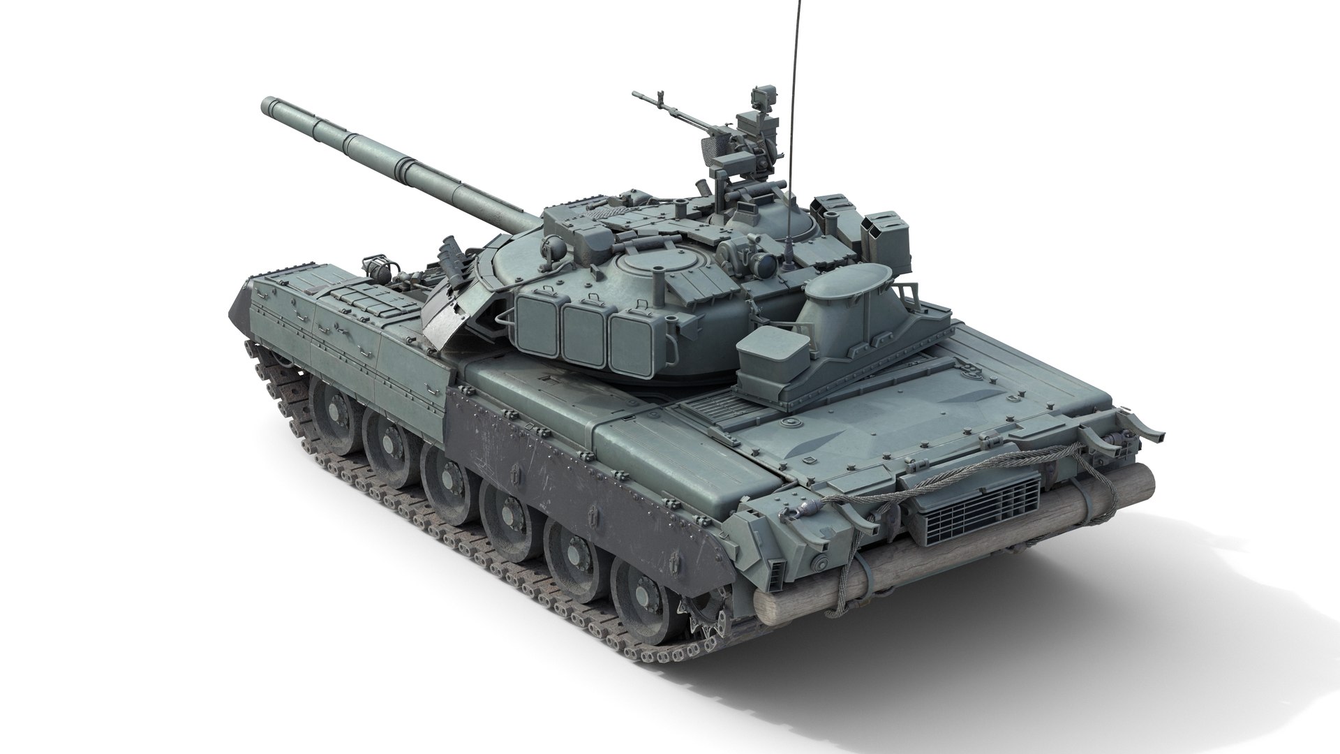 3D Model T 80U Main Battle Tank - TurboSquid 2292812