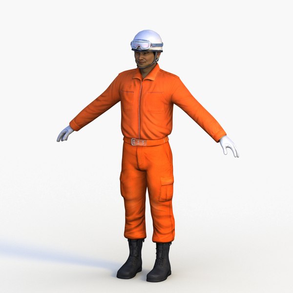 Firefighter OBJ Models for Download | TurboSquid