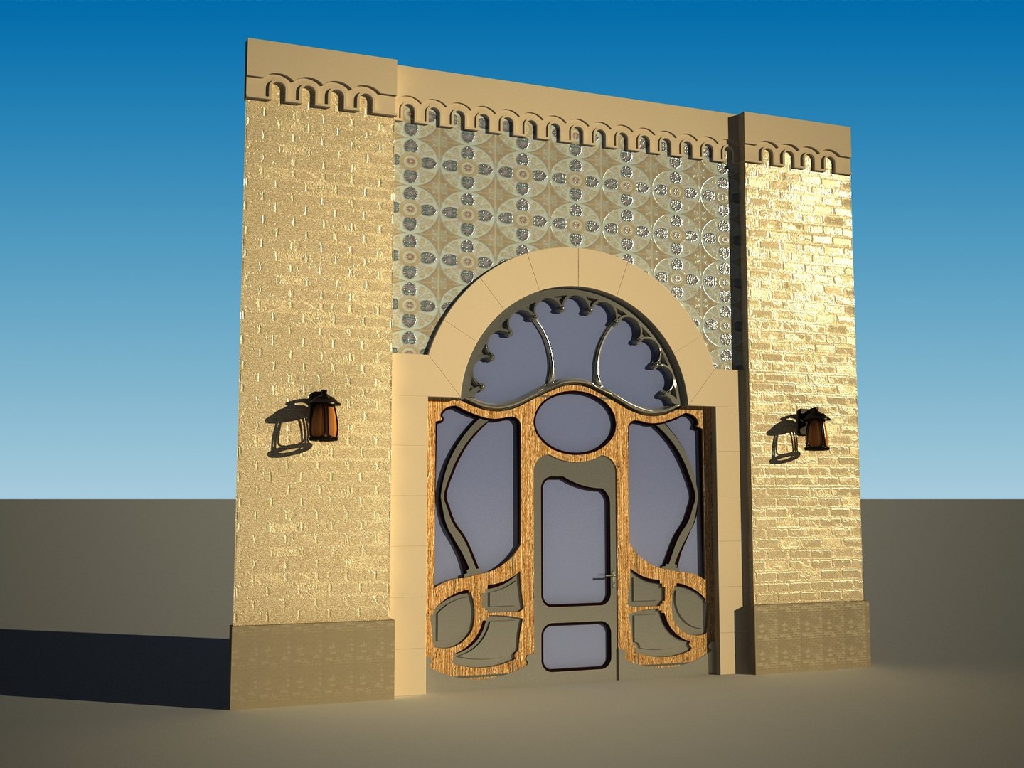 3D Entrance Door - TurboSquid 1646670