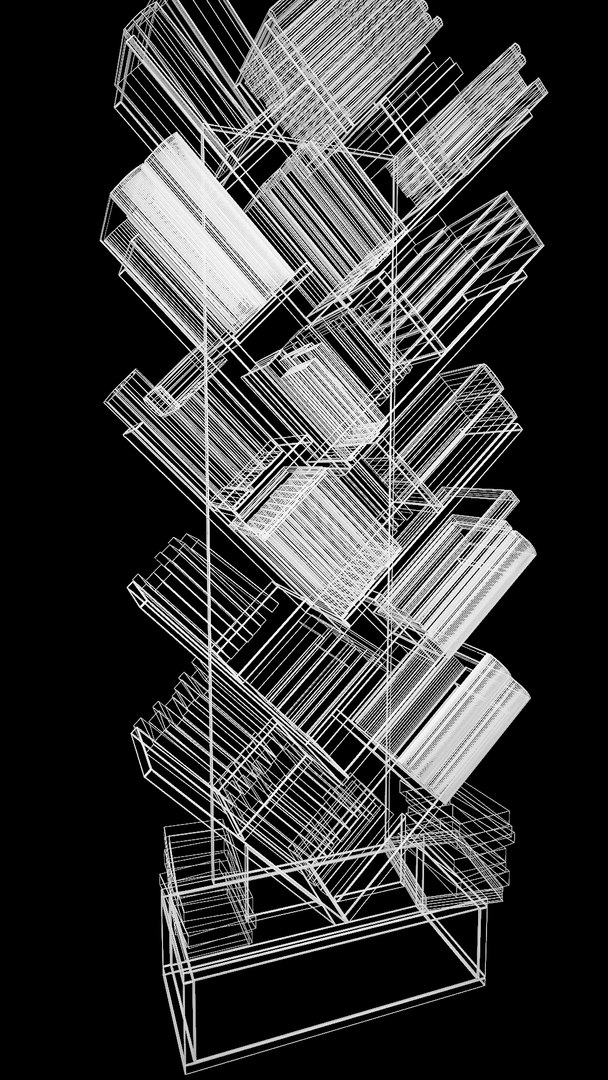 Bookshelf Tree Of Knowledge With Books Model - TurboSquid 1876215