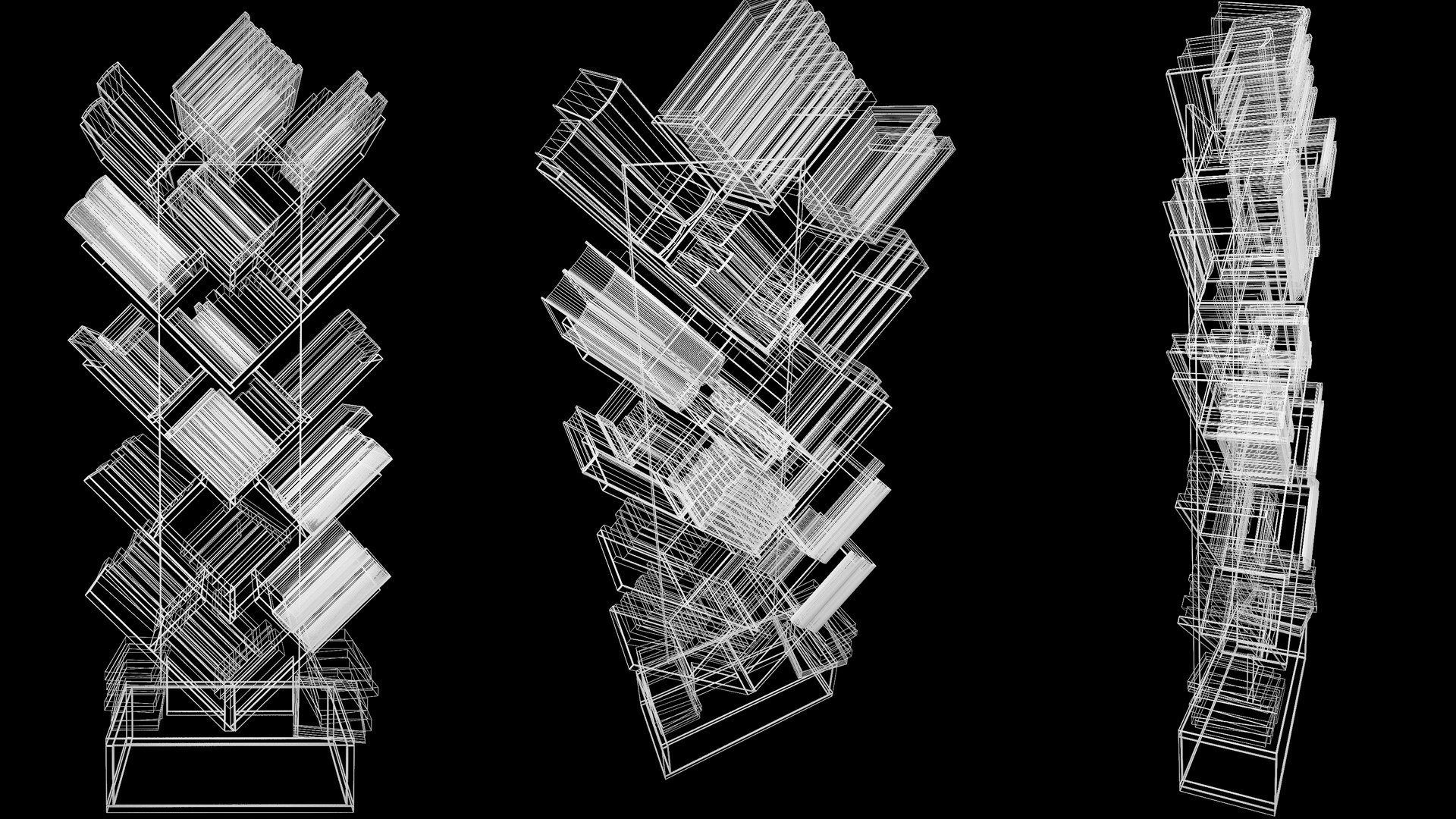 Bookshelf Tree Of Knowledge With Books Model - TurboSquid 1876215