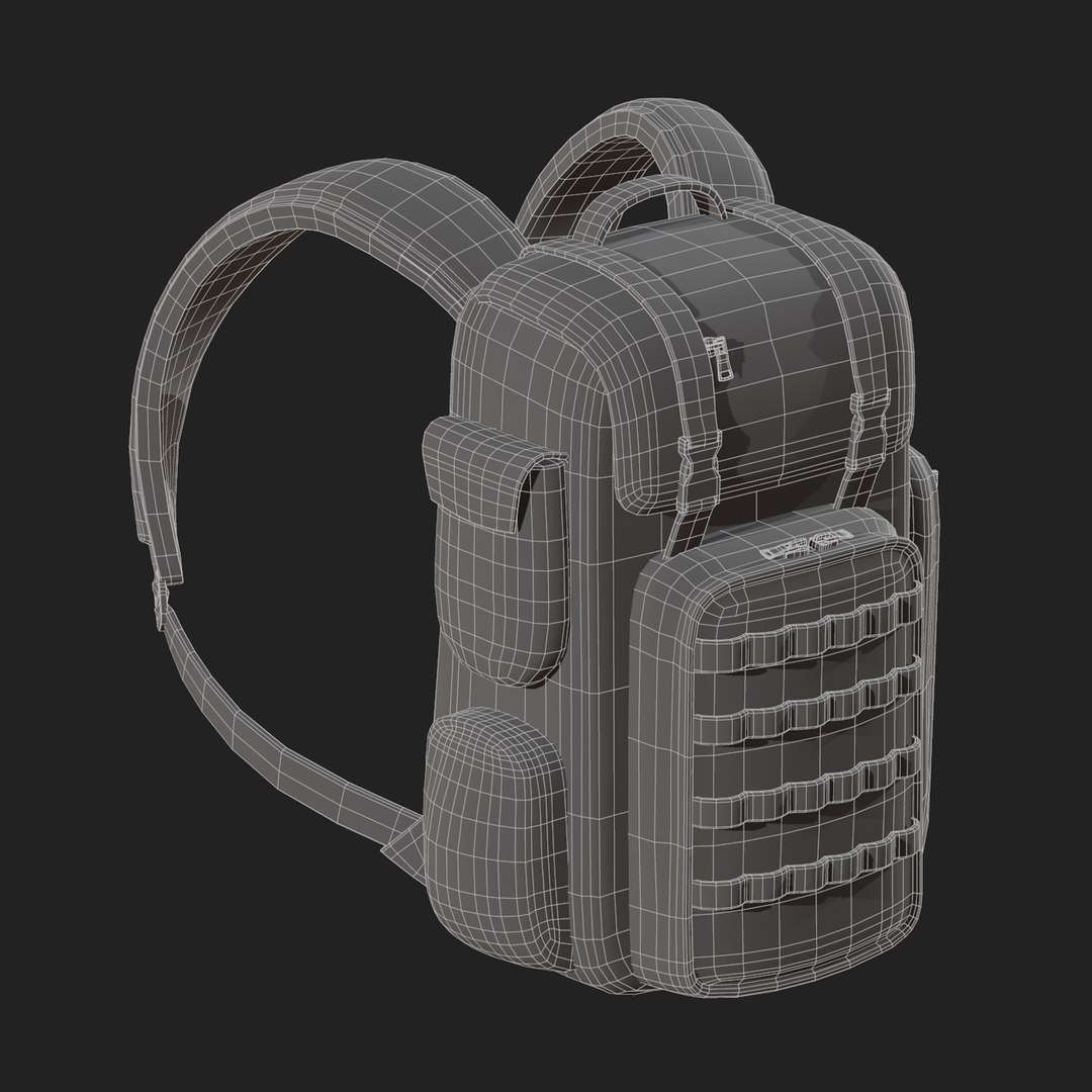 3D bag backpack model - TurboSquid 1568388