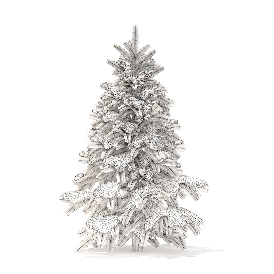 3D Fir Tree Snow 1 - TurboSquid 1273669