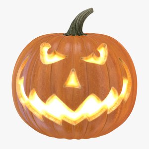 3d Halloween Pumpkin Model