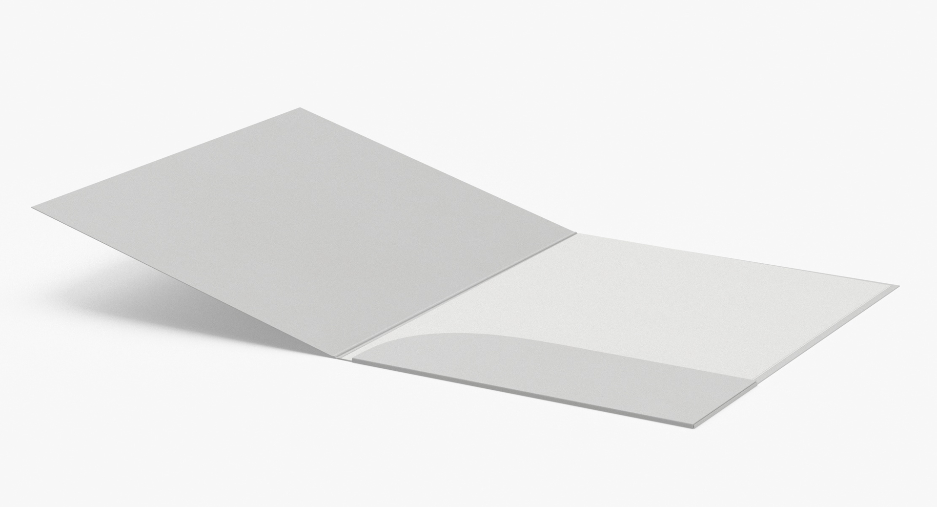 3D Office Stationary Folder Type 01 Different Poses Blank And Generic ...