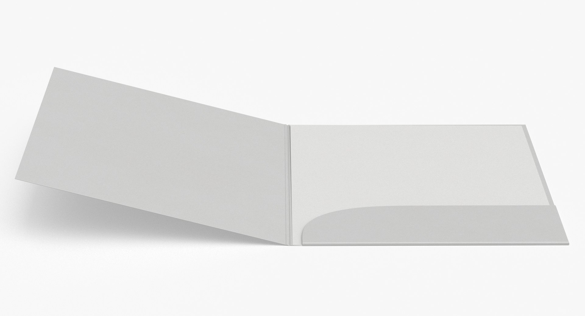 3D Office Stationary Folder Type 01 Different Poses Blank And Generic ...