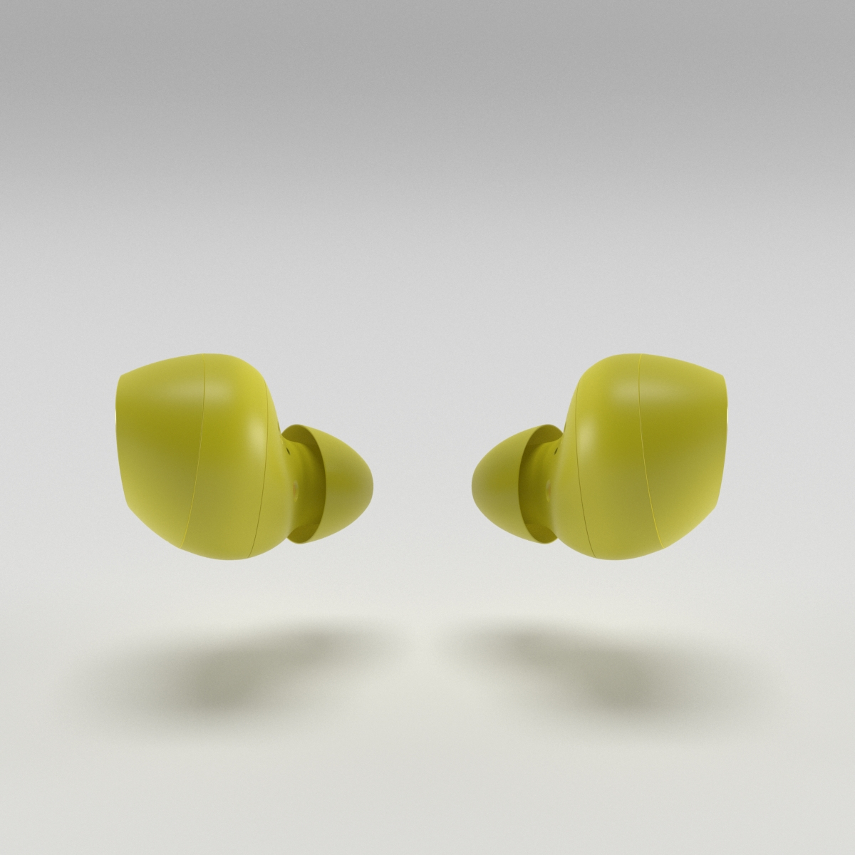 Samsung galaxy buds yellow model - TurboSquid 1440377