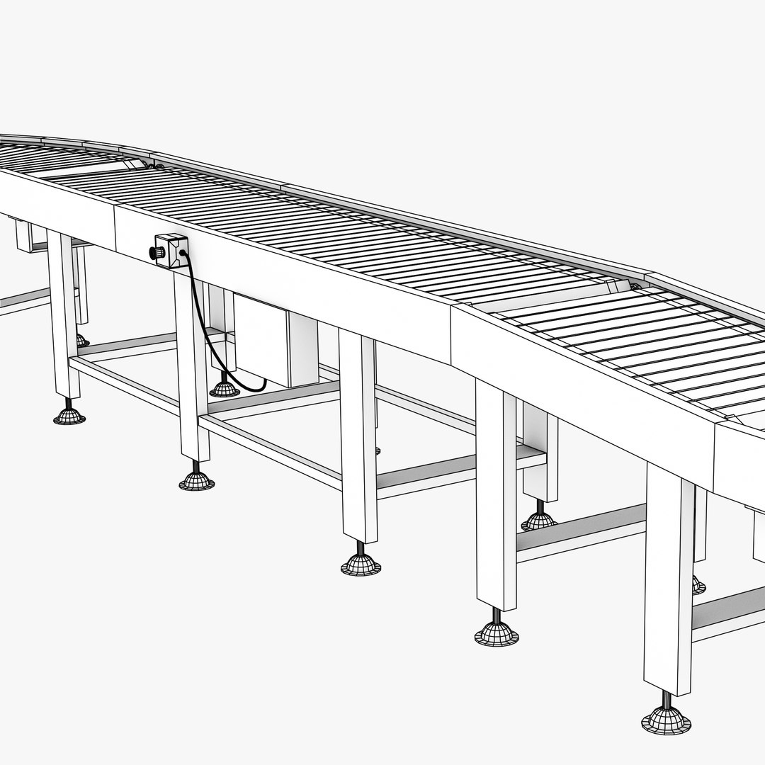 Conveyor 3D Model - TurboSquid 2079312