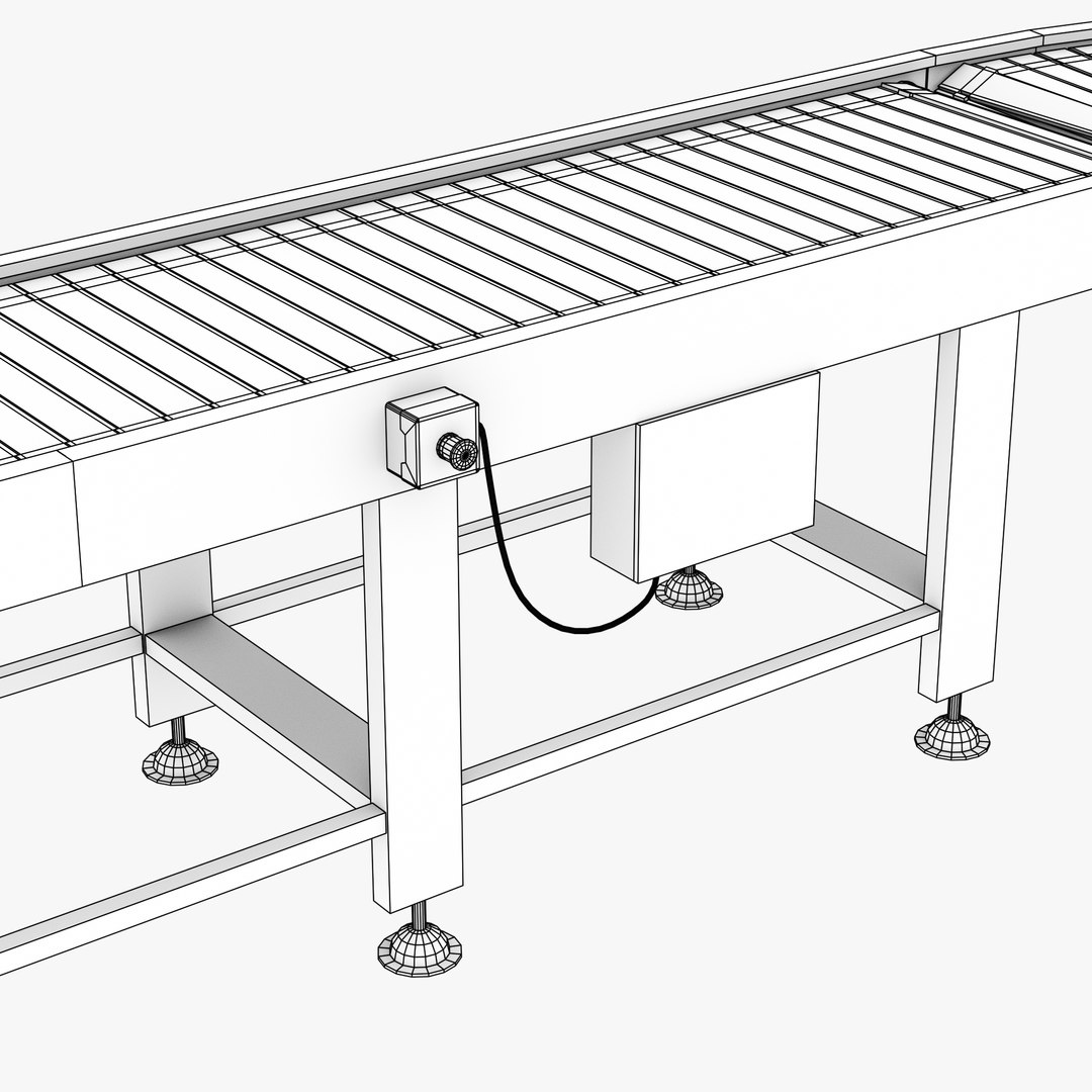 Conveyor 3D Model - TurboSquid 2079312