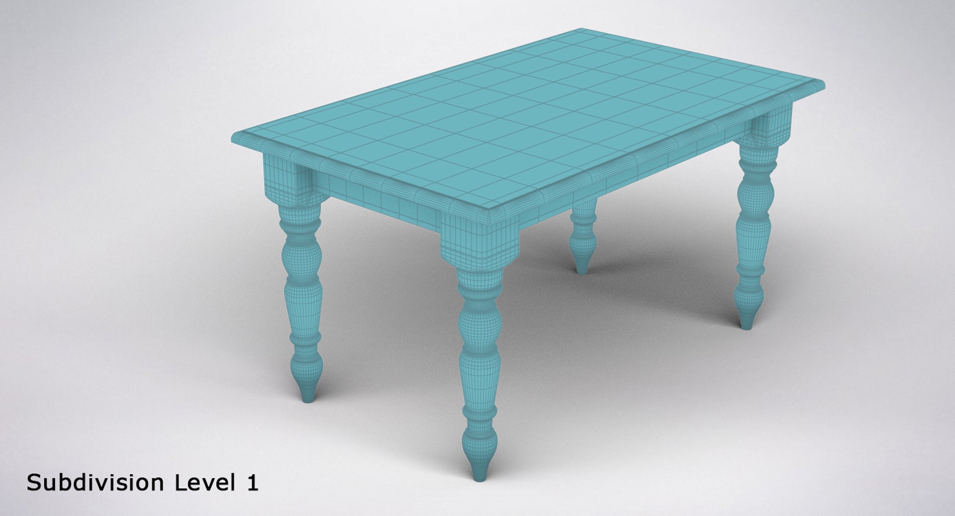 Room Table 3d Max