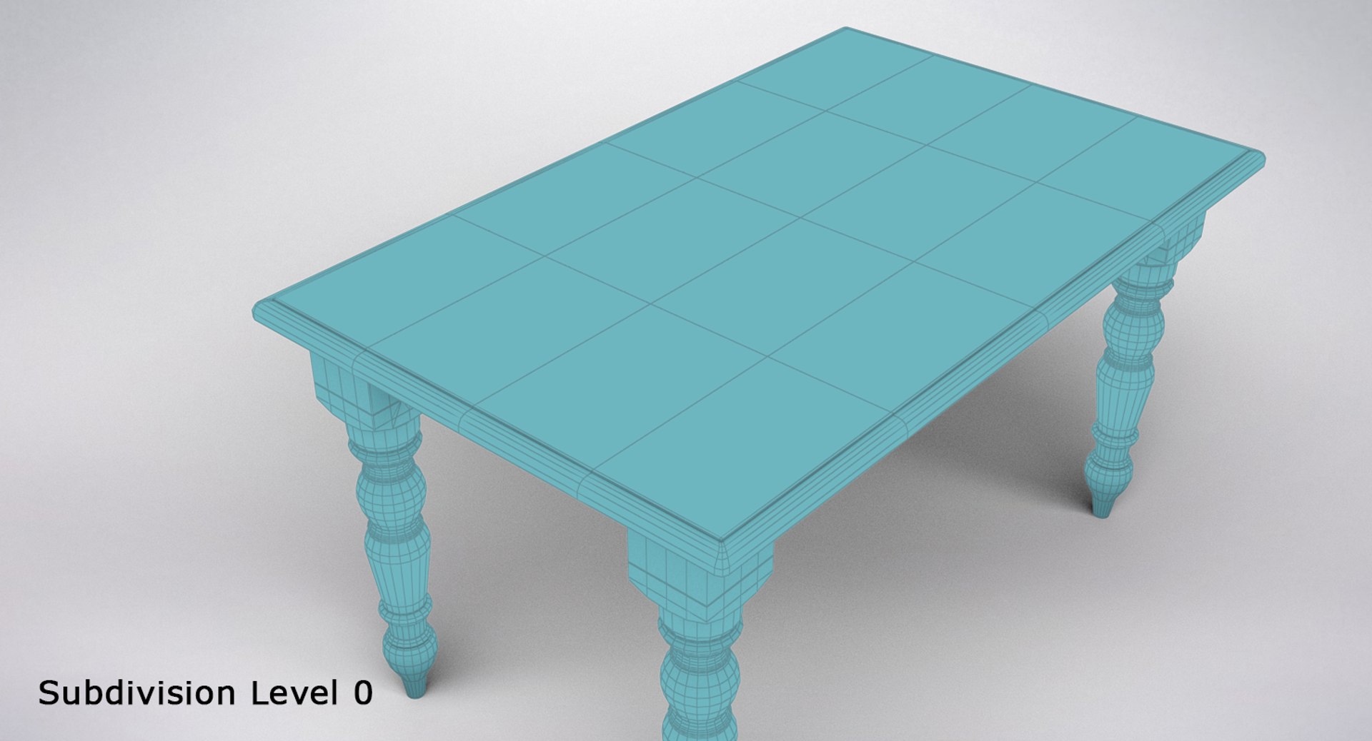 Room Table 3d Max