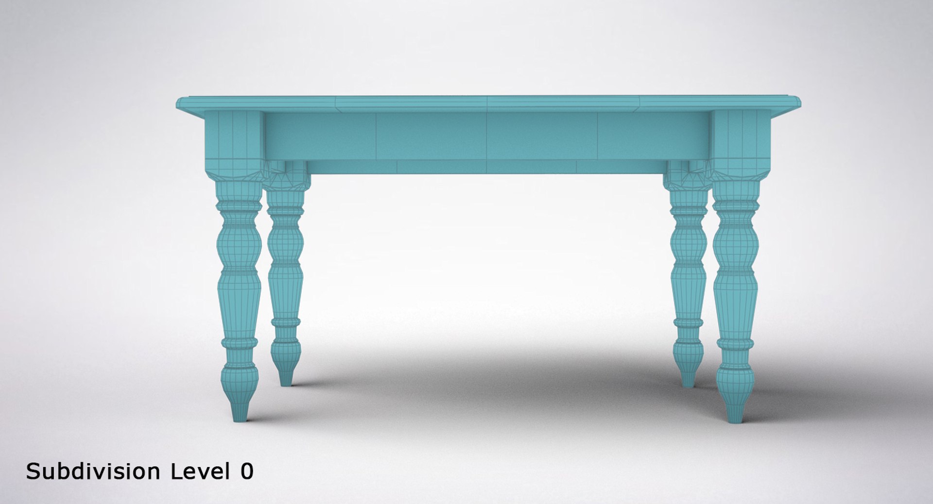 Room Table 3d Max