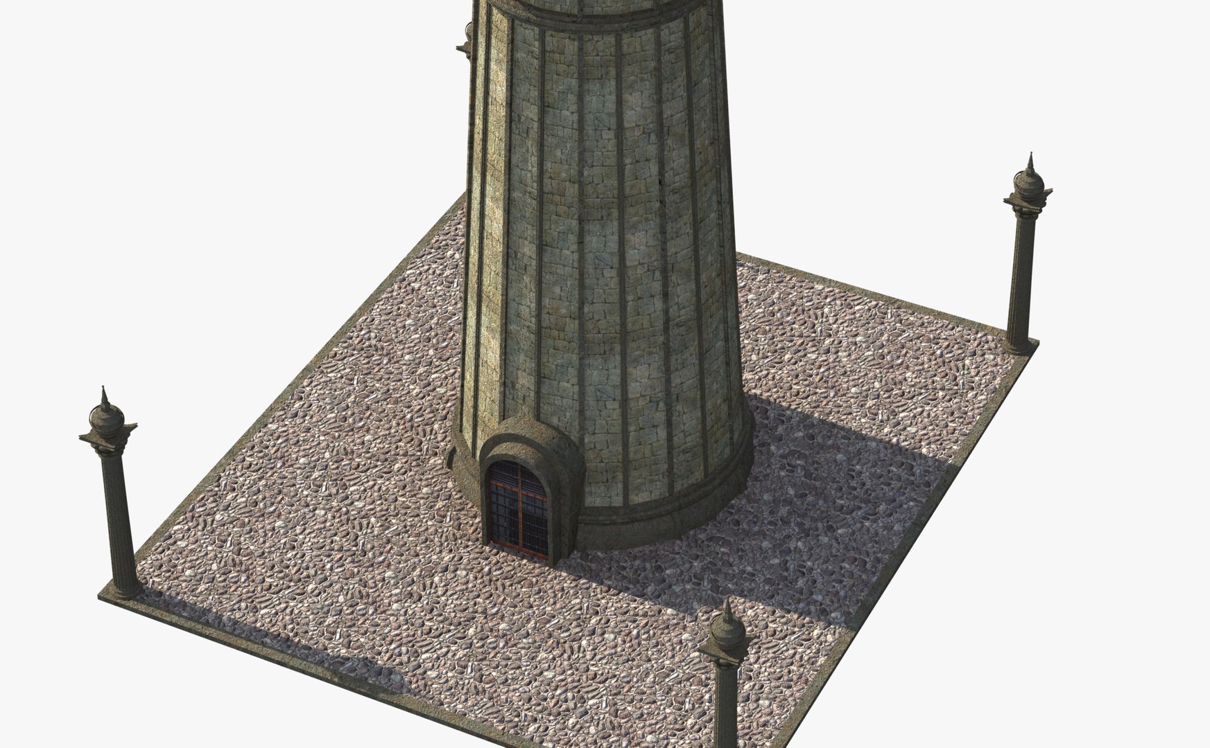 3D Fantasy Ancient LightHouse - TurboSquid 1957583