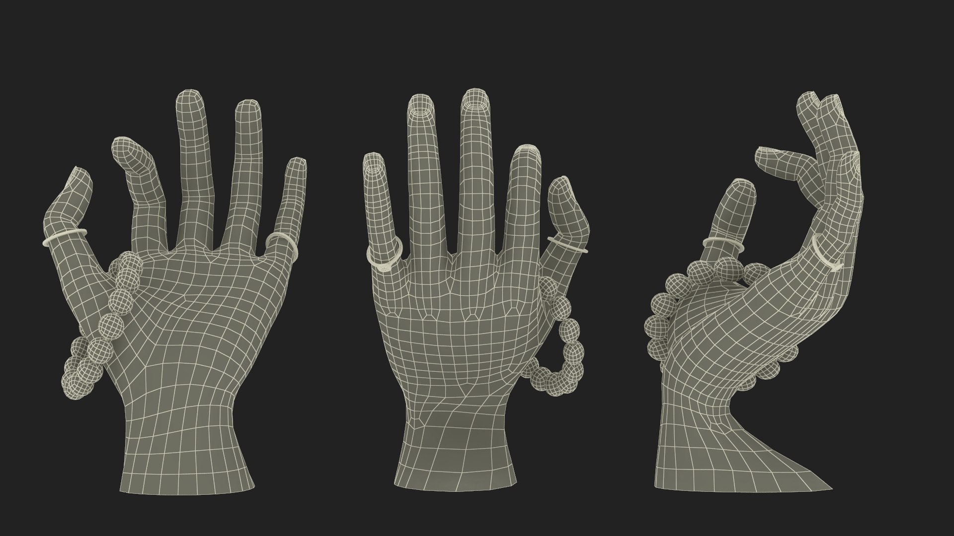 3D Hand Display With Jewelry Model - TurboSquid 2300586