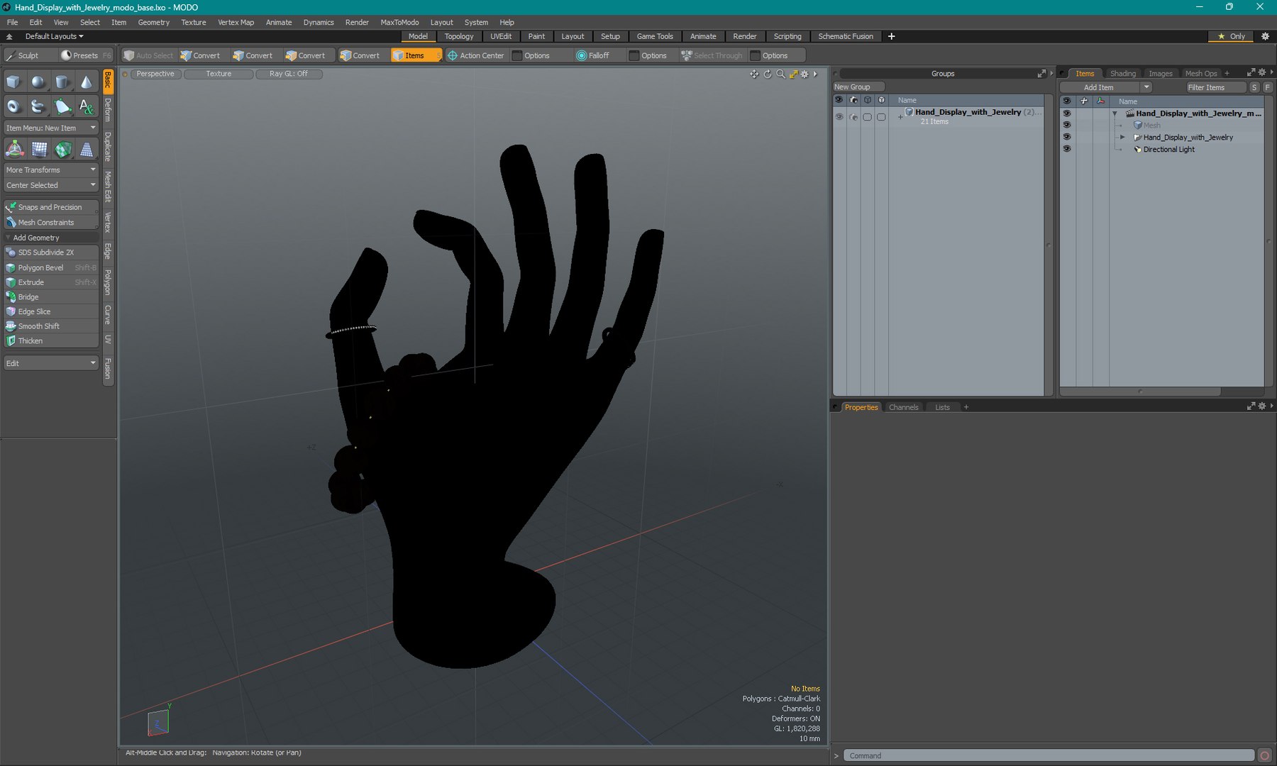3D Hand Display With Jewelry Model - TurboSquid 2300586