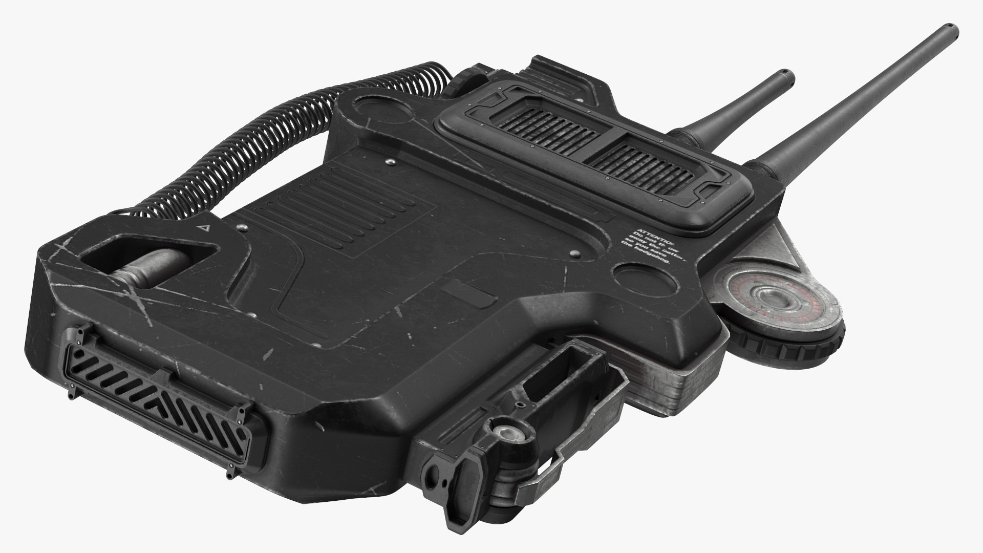 3D Futuristic Radio Device Old model - TurboSquid 2099724