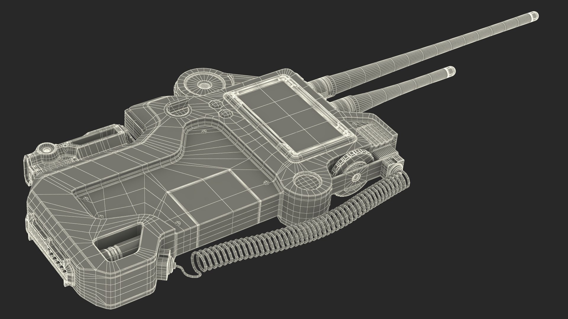 3D Futuristic Radio Device Old model - TurboSquid 2099724