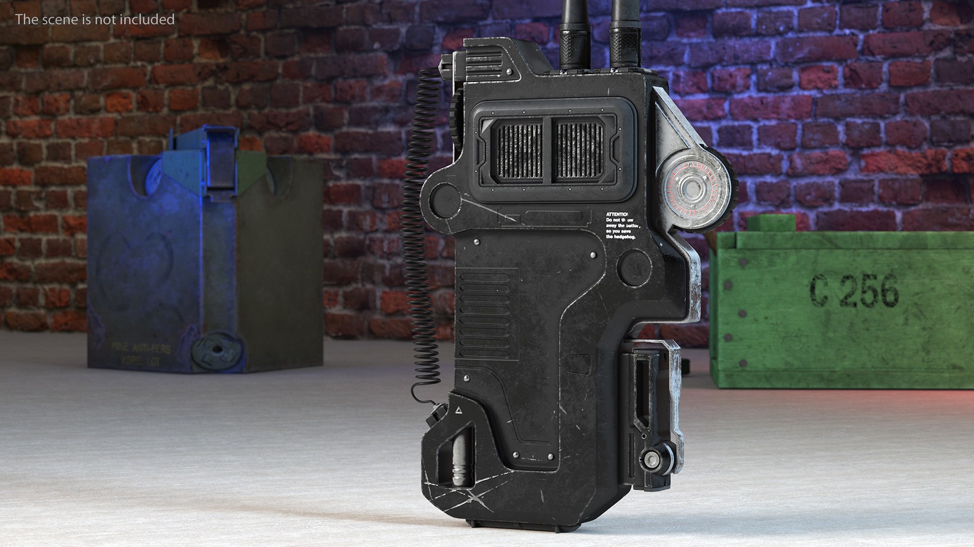 3D Futuristic Radio Device Old Model - TurboSquid 2099724