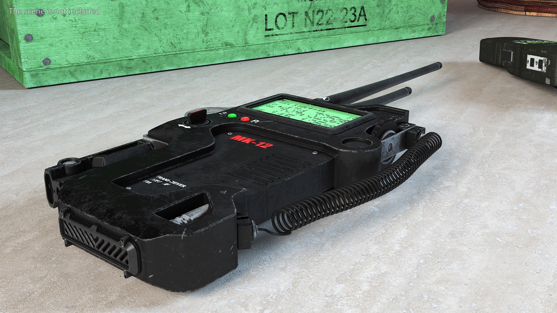 3D Futuristic Radio Device Old model - TurboSquid 2099724