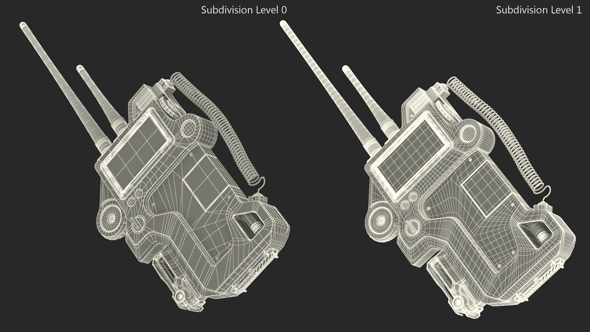 3D Futuristic Radio Device Old model - TurboSquid 2099724