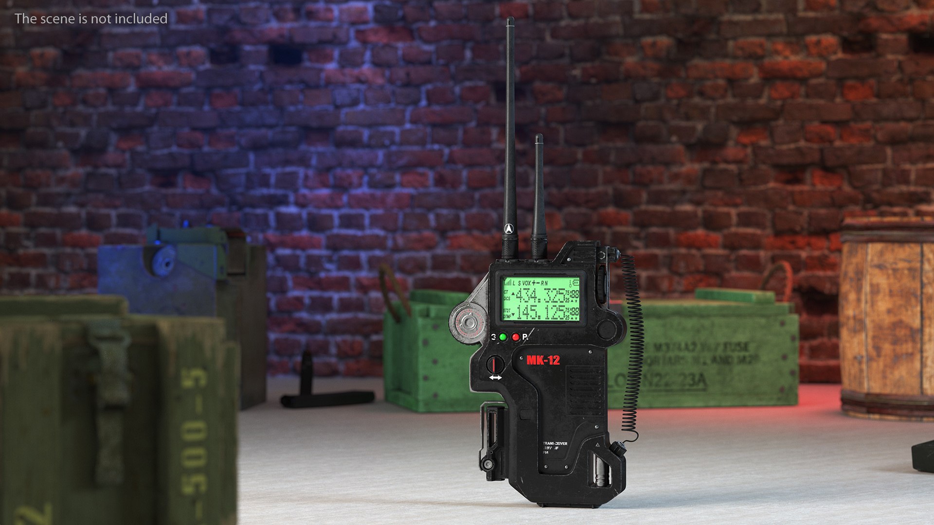 3D Futuristic Radio Device Old Model - TurboSquid 2099724