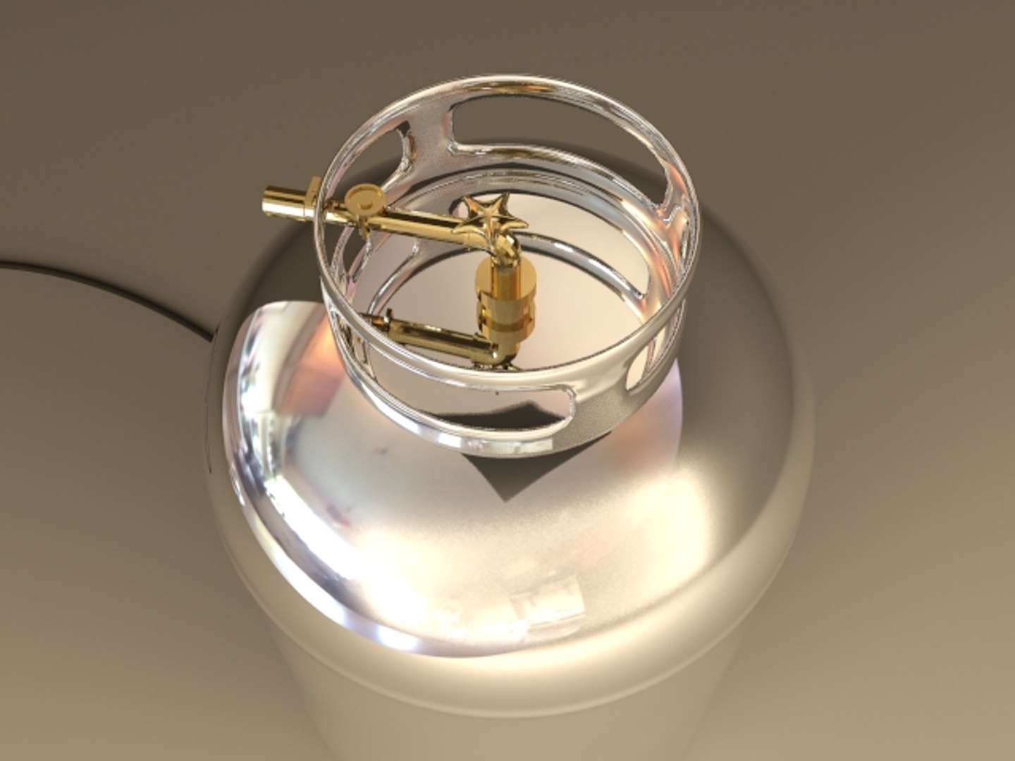 3d Propane Tank Model