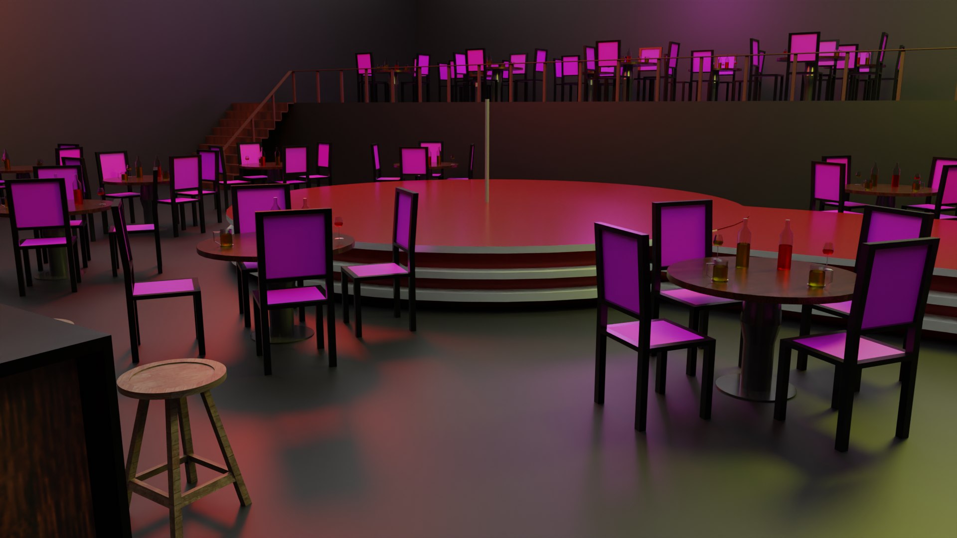 Night Club 3D Model - TurboSquid 1924117
