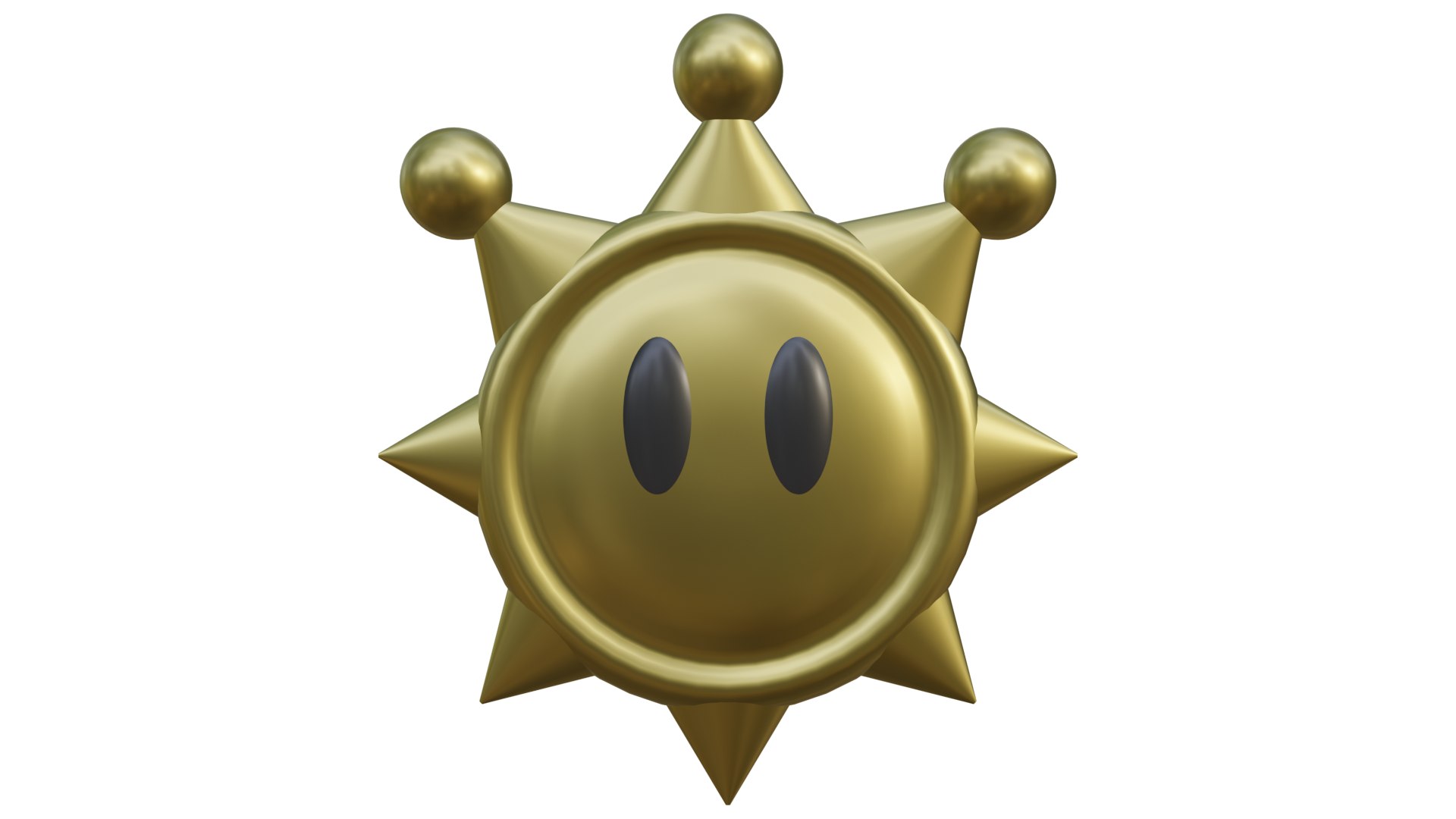 Free Shine Sprite From Super Mario Sunshine 3D Model - TurboSquid 1898762