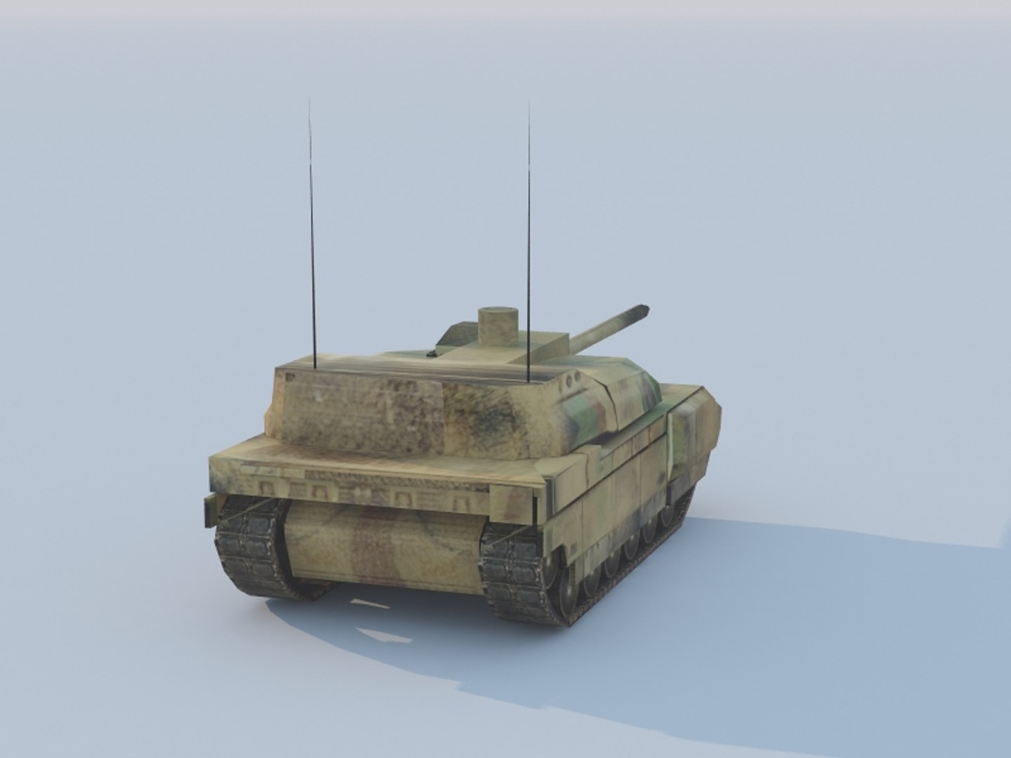 Leclerc Tank 3ds